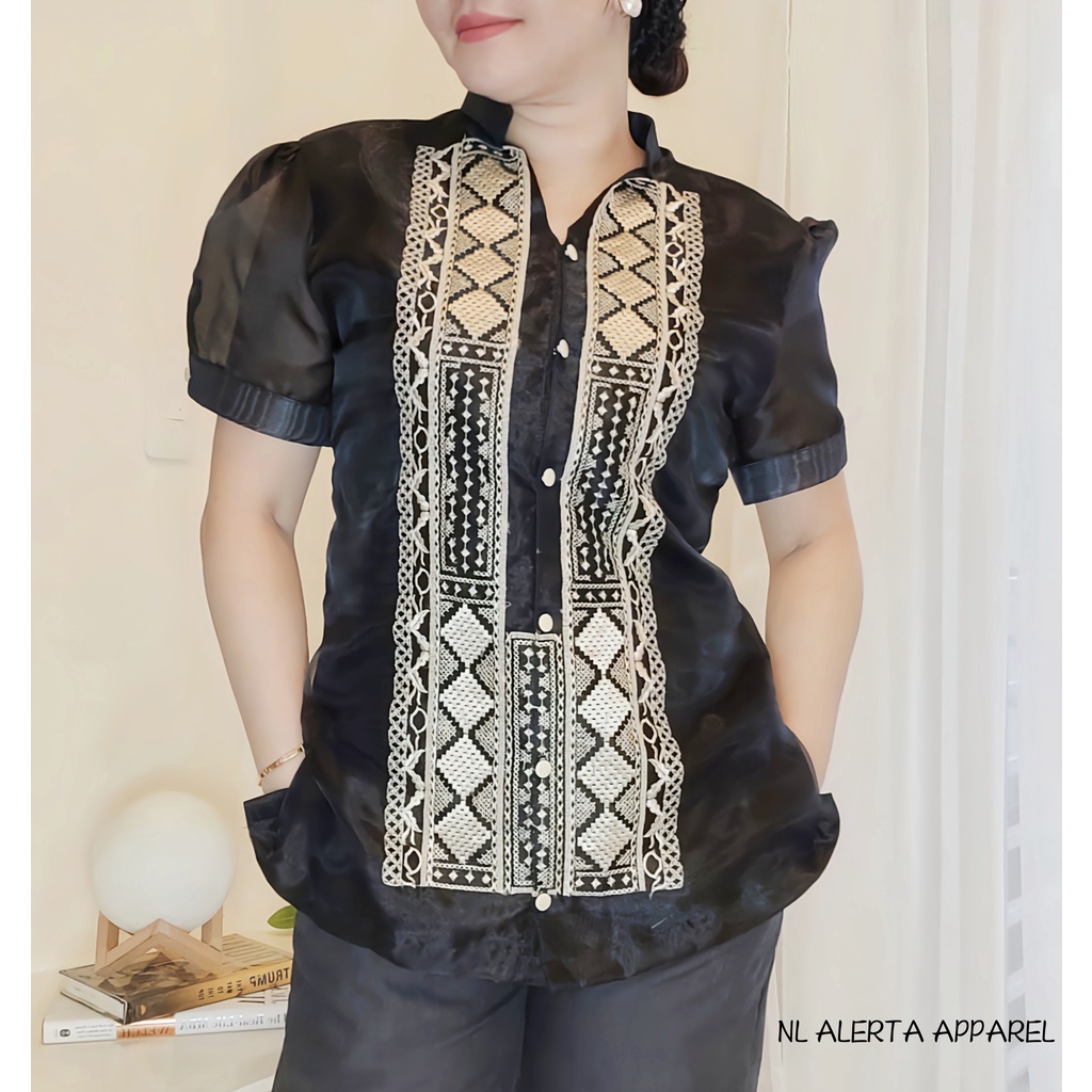 MODERN FILIPINIANA TOP BARONG FOR WOMEN | Shopee Philippines