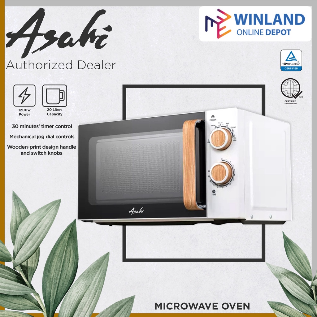 ASAHI by Winland 20 Liters Capacity Microwave Oven MW 2002 | Shopee ...