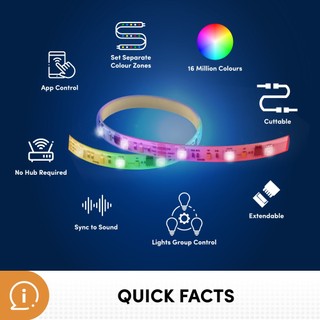 Prolink DS-3602 Smart LED Light Strip for Room RGB Strip Light SMD With ...