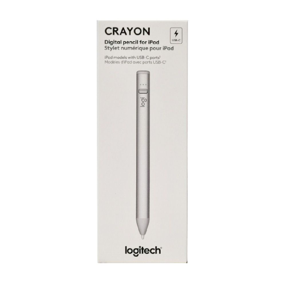 Logitech Crayon (2022, Silver) - Digital Pencil for iPad Models with ...