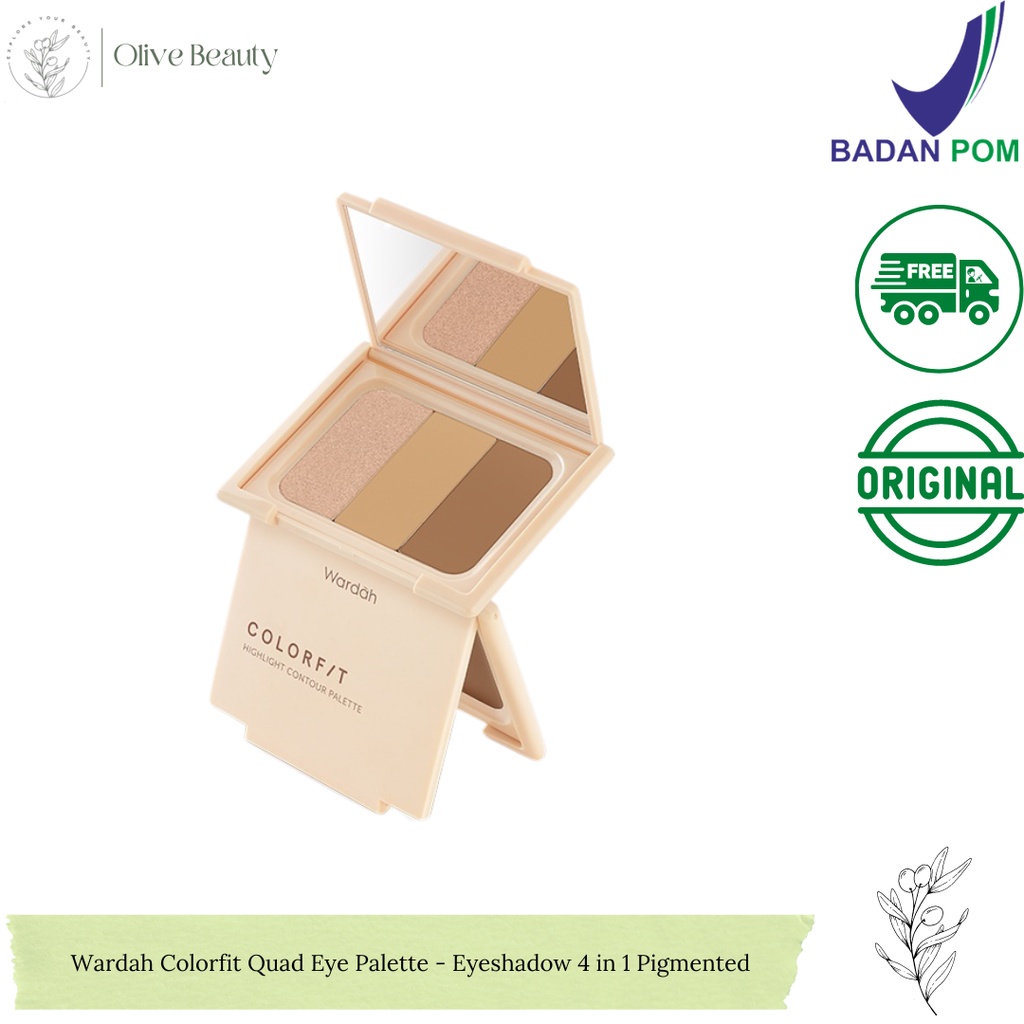 Wardah Colorfit Highlight Contour Palette - 3 in 1 | Shopee Philippines