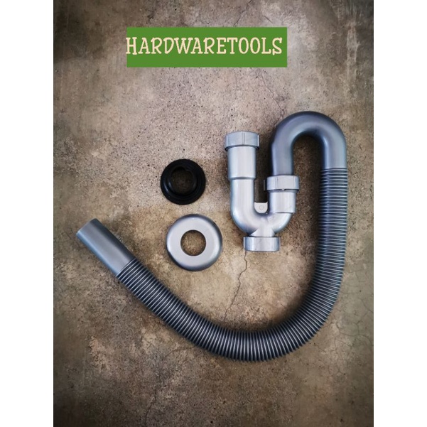 PVC P Trap 1 1/4 / Hose Drain / Flexible P Trap / Flexible Hose ...
