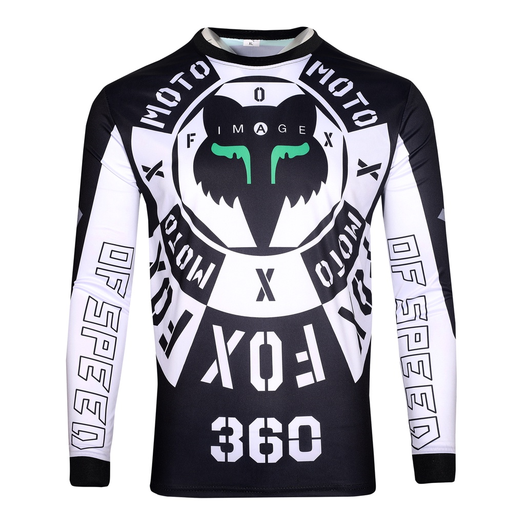 Motocross Riding Jersey Long Sleeve Dri Fit Motorcycle Shirt Motorrad ...