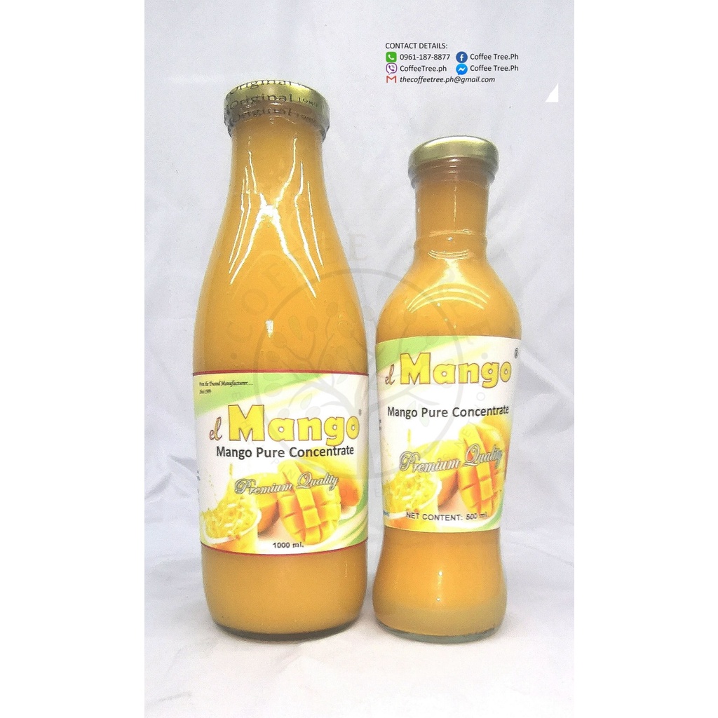 El Mango - Mango Pure Concentrate 1 liter | Shopee Philippines