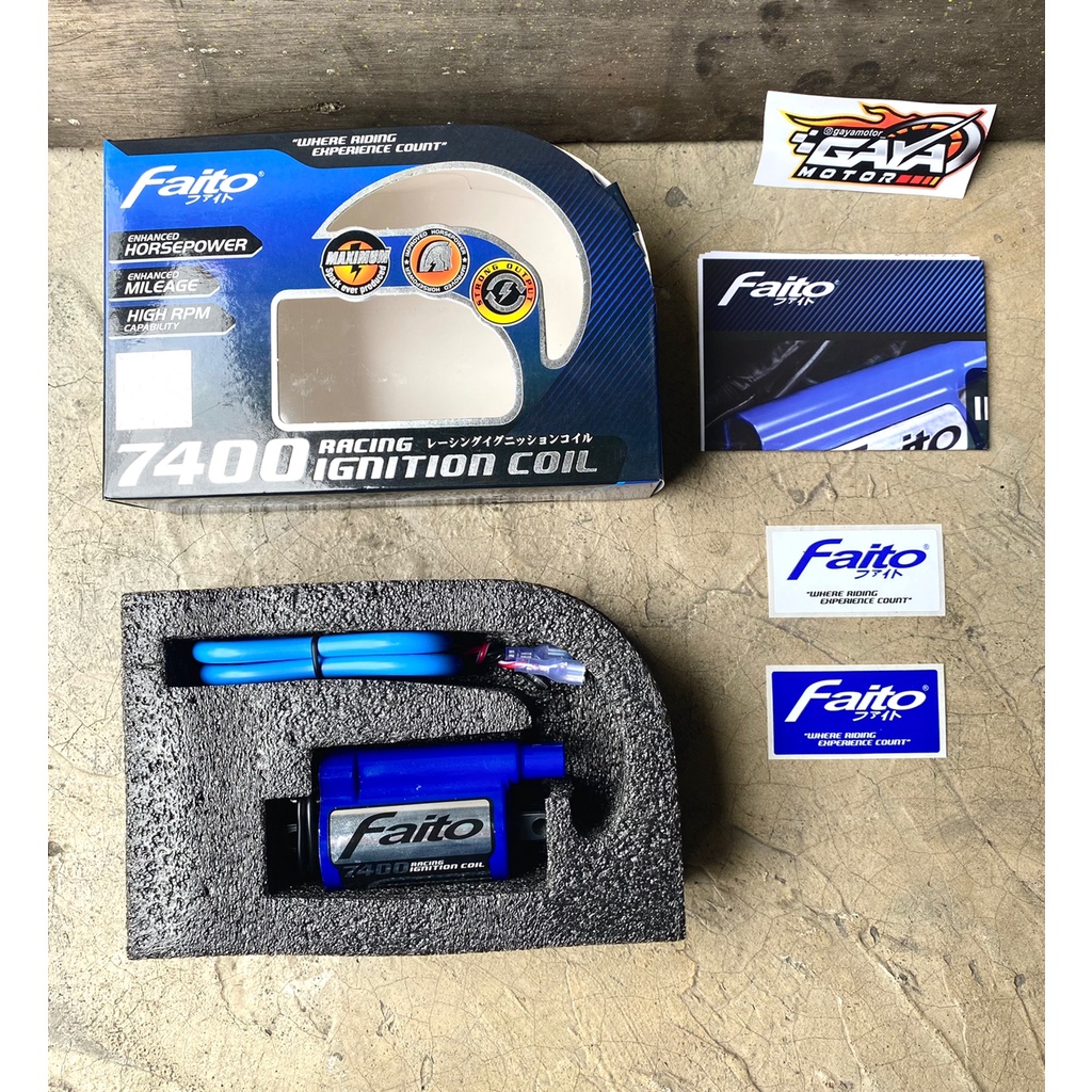 FAITO 7400 RACING COIL FOR CARBURETOR MOTORCYCLES | Shopee Philippines