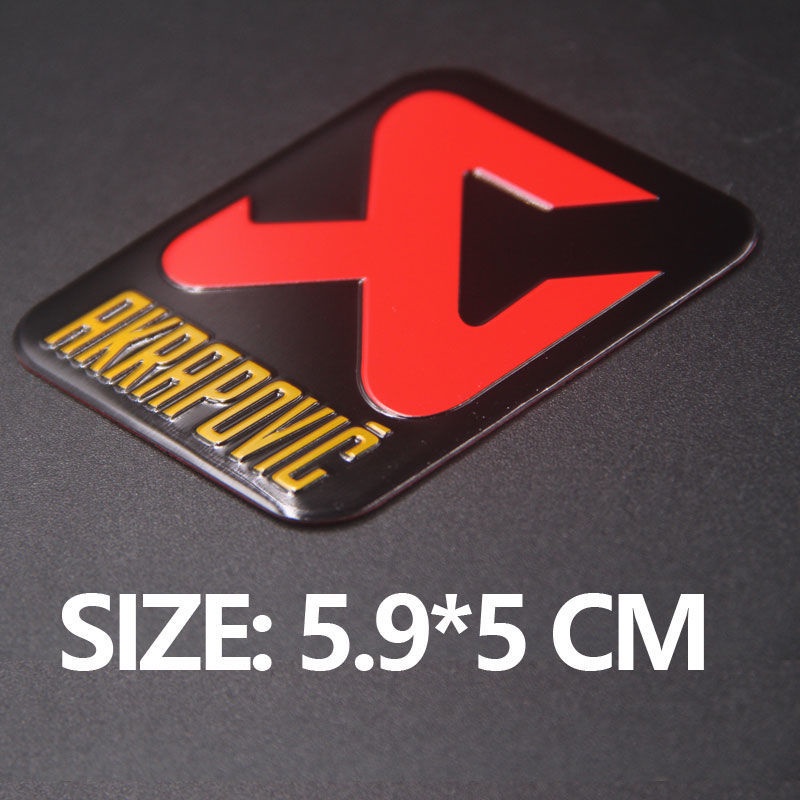 Akrapovic Yoshimura Arrow Decal high temperature heat resistant metal ...