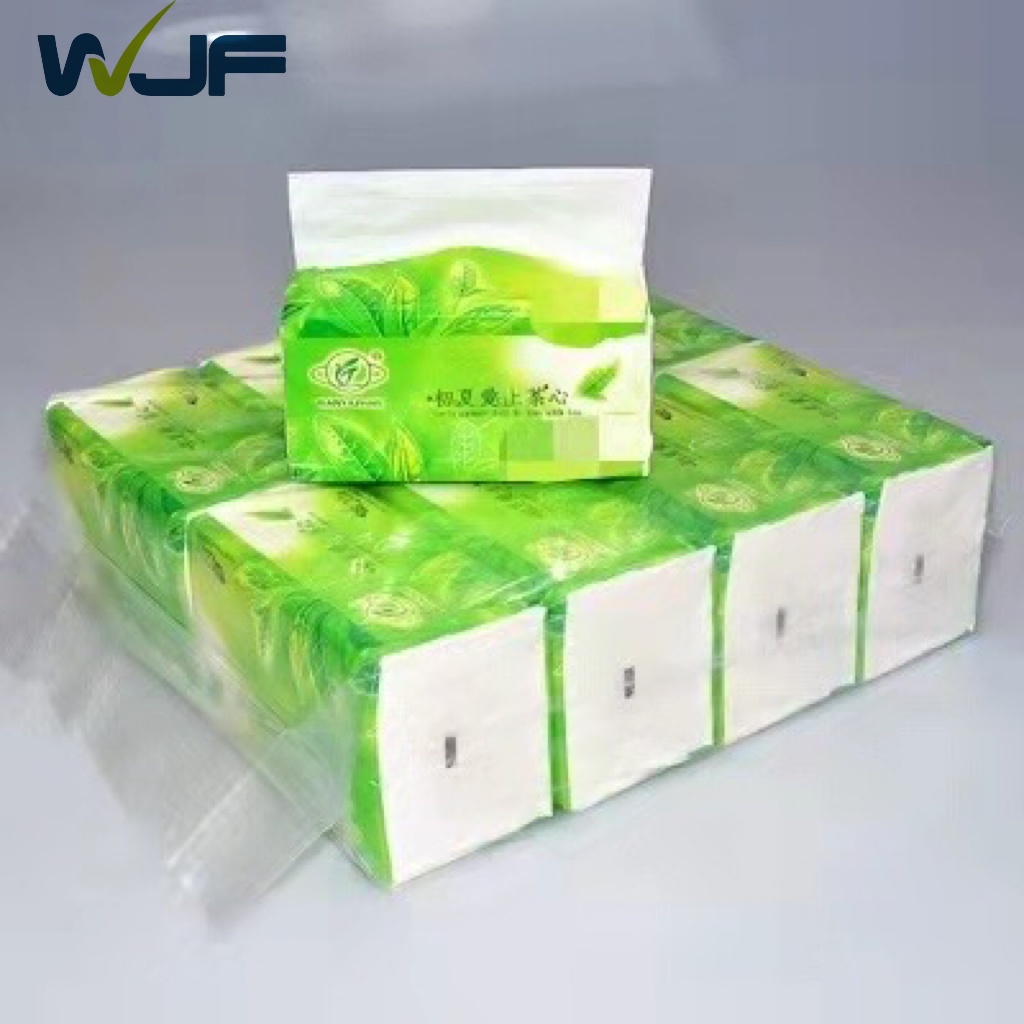 (300 sheets x 8 Packs) TC Organic green tea Facial Tissue Paper towel 3 ...