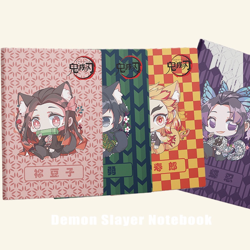 Anime Demon Slayer Notebook Nezuko Tanjirou Zenitsu Inosuke Animation ...