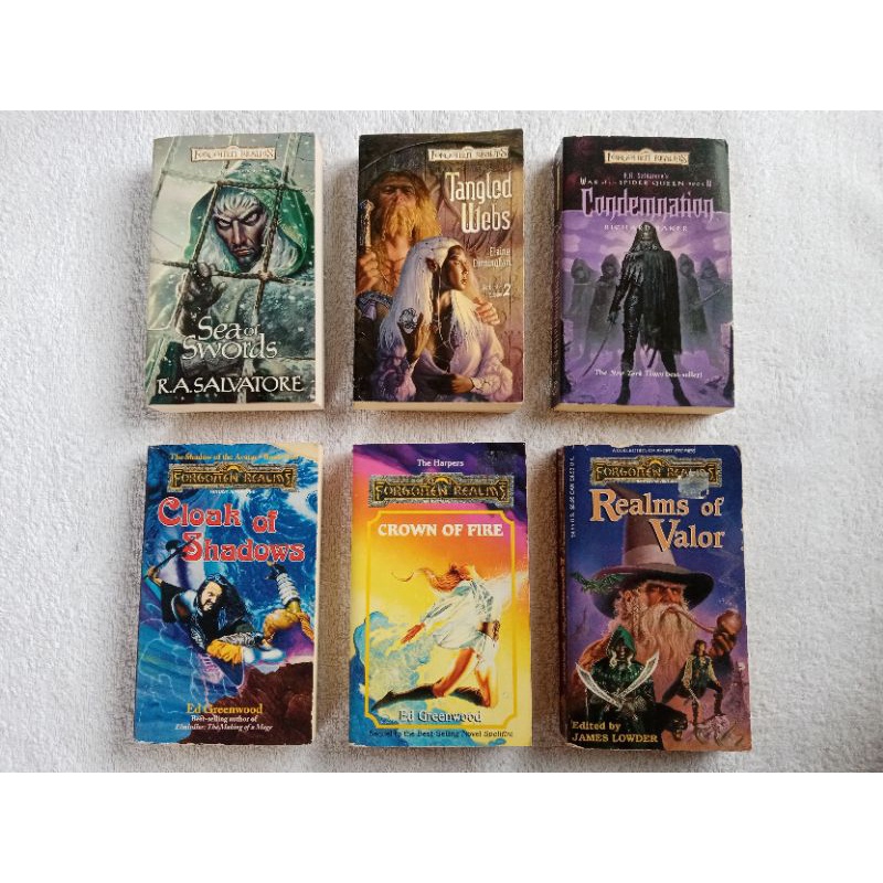 FORGOTTEN REALMS Books - R.A. SALVATORE, RICHARD BAKER, ED GREENWOOD ...
