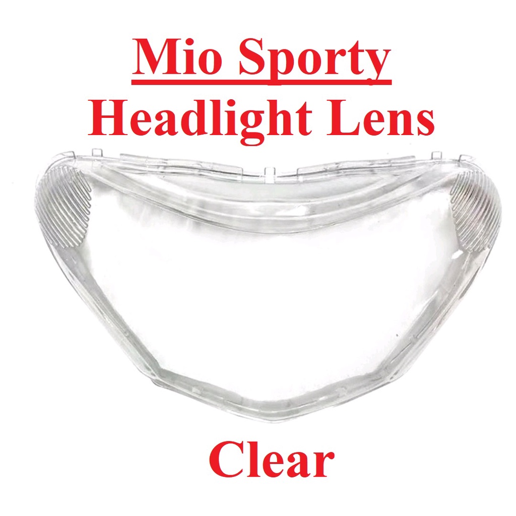Motorcycle Headlight Lens - Mio Sporty (Clear) | Shopee Philippines