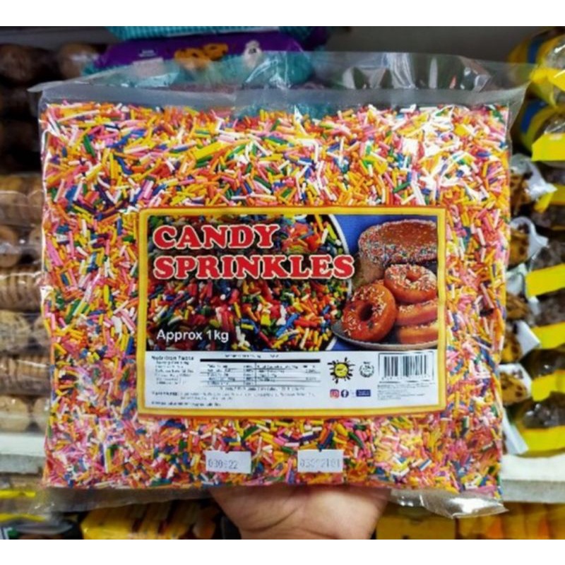 assorted sprinkle 1 kg for sale. toppings for scramble shake bake ...