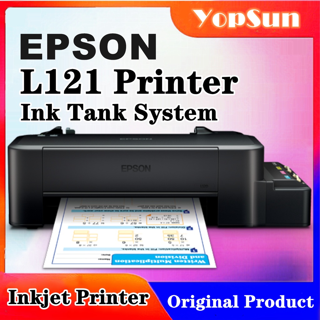 EPSON L121 Inkjet Printer With Ink-Tank System | Shopee Philippines