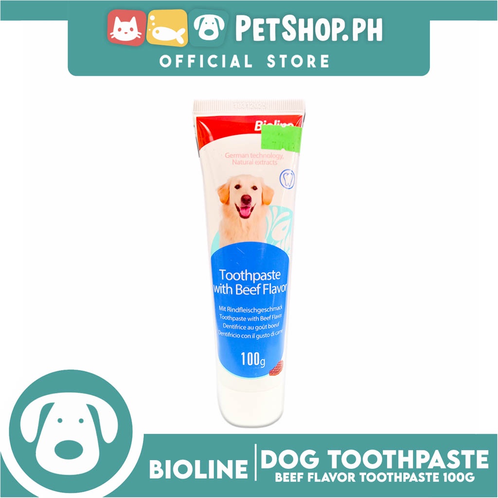 Bioline Toothpaste Beef Flavor 100g For Pets Use Only | Shopee Philippines