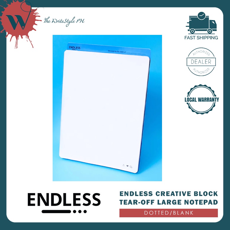 Endless Stationery - Creative Block Tear-Off Notepad (Large) | Shopee ...