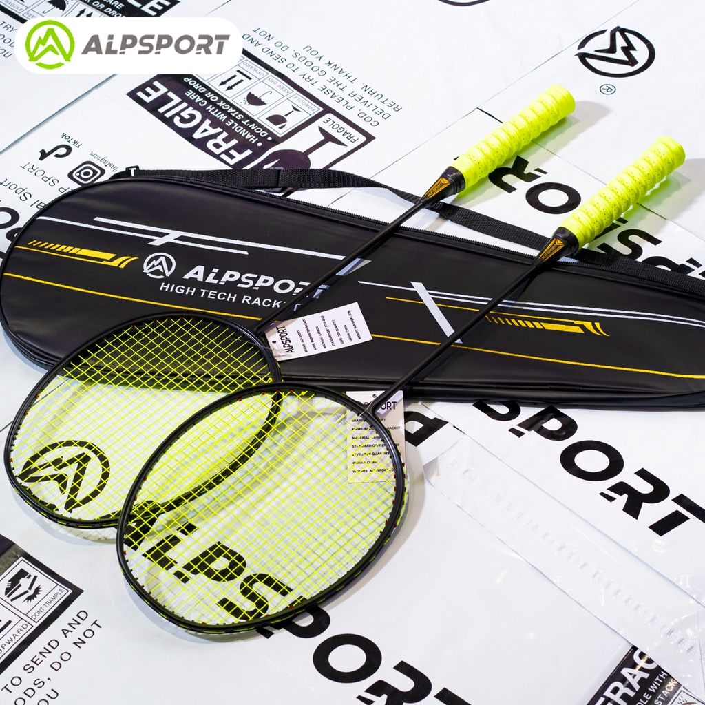 Alpsport Xhp 2 Pcs Max 30 Lbs 6u 75g 100% Legal Original Badminton ...