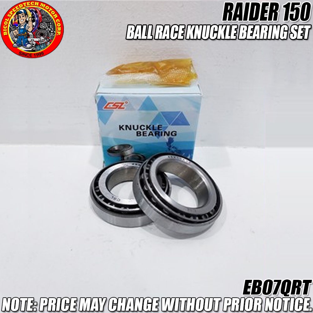 RAIDER 150 BALL RACE KNUCKLE BEARING SET (EB07QRT) | Shopee Philippines