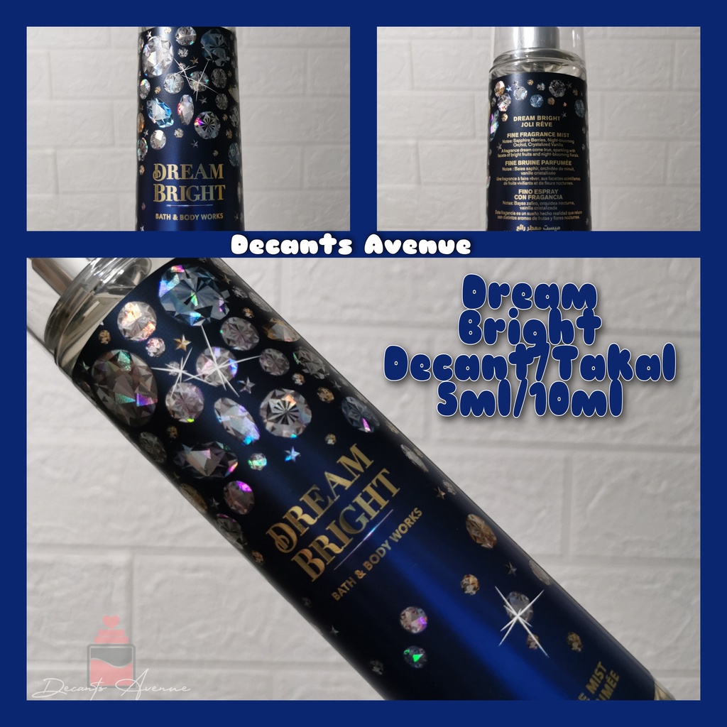 Dream Bright - Bath And Body Works 1mL 3mL 5mL 10mL | Shopee Philippines