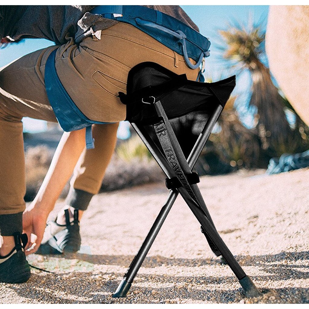 TravelChair C-Series Slacker Folding Tripod, Portable Chair for Outdoor ...