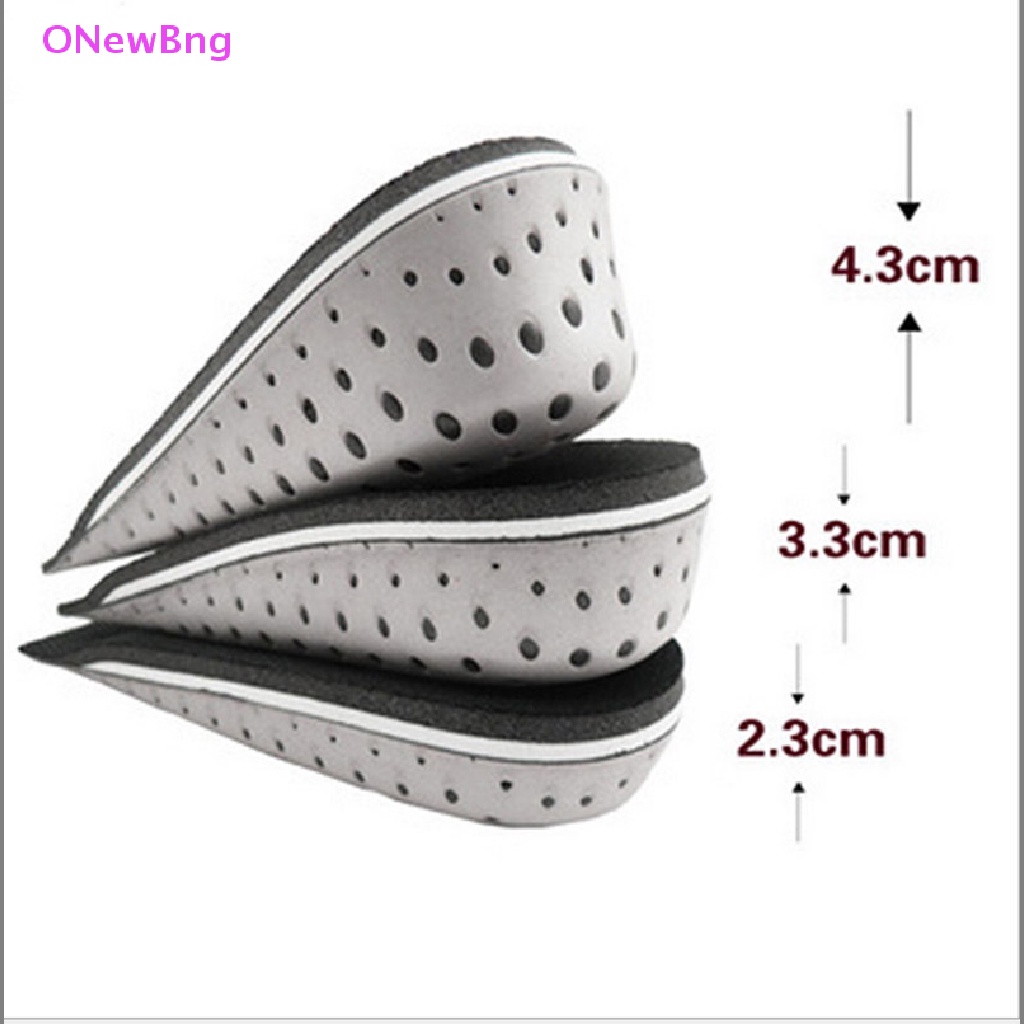 ONew Unisex Insole Heel Lift Insert Shoe Pad Height Increase Cushion Elevator Taller Bng ...