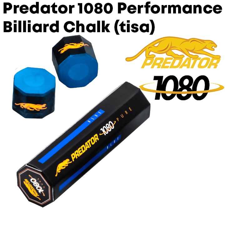 Tisa Predator Chalk 1080 Performance Billiard Chalk Bilyar | Shopee ...