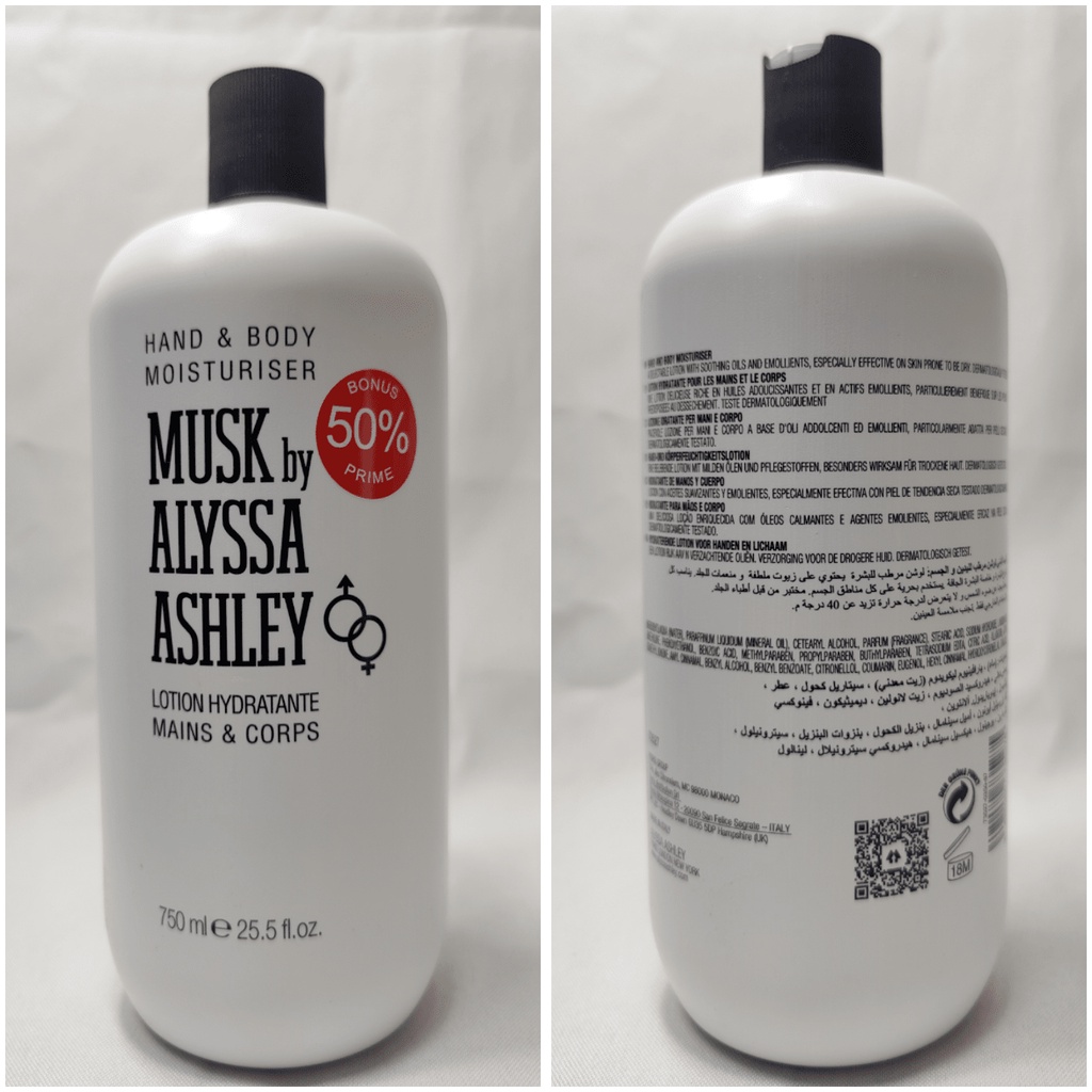 Musk by Alyssa Ashley Lotion 750ml | Shopee Philippines