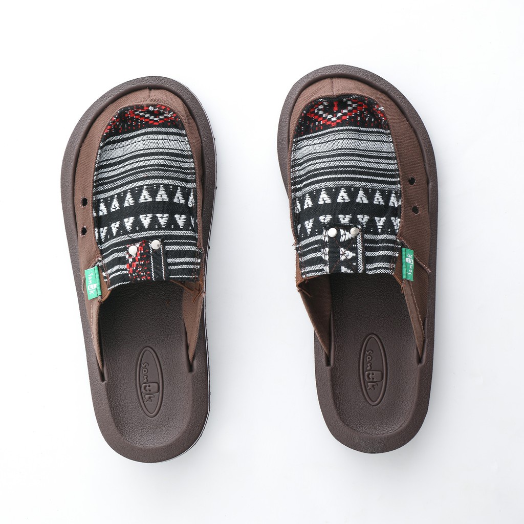 New Trend Fashion Canvaus sanuk Half Slipper for Men's with paper box ...