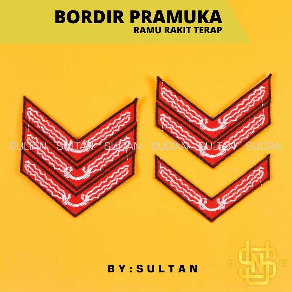 Tku RAMU RAKIT TERAP LOGO EMBROIDERED Osis and Scout Equipment | Shopee ...