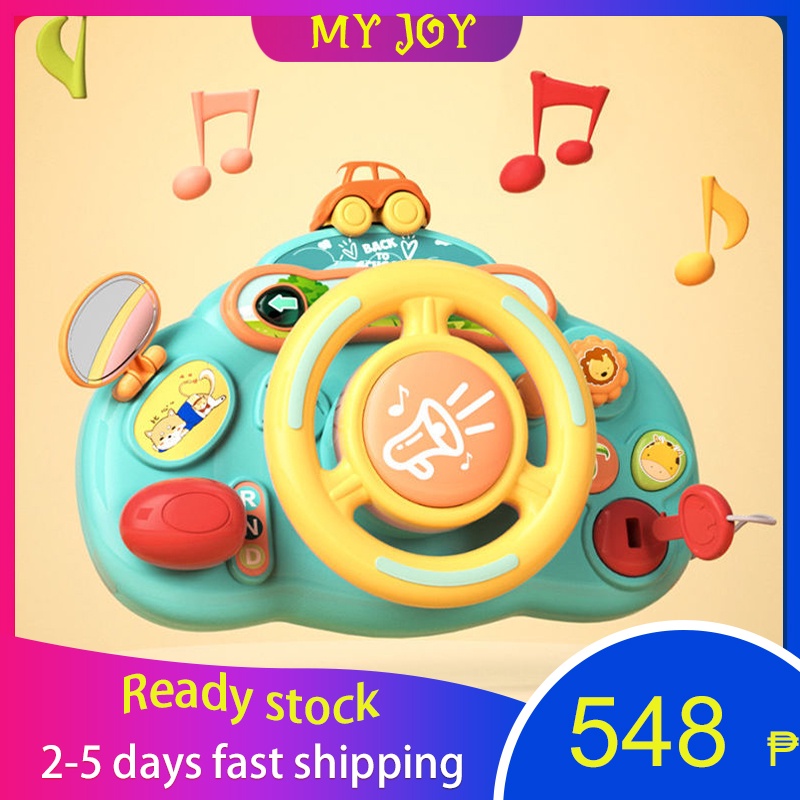Toy Vehicles Steering Wheel Toy Multifunction Musical Baby Simulated ...