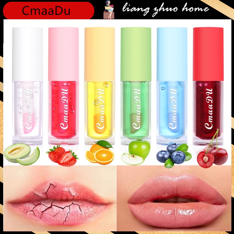 CmaaDu Fruity Lipgloss Lip Gloss Lip Shiner Moisturizer Oil Clear ...