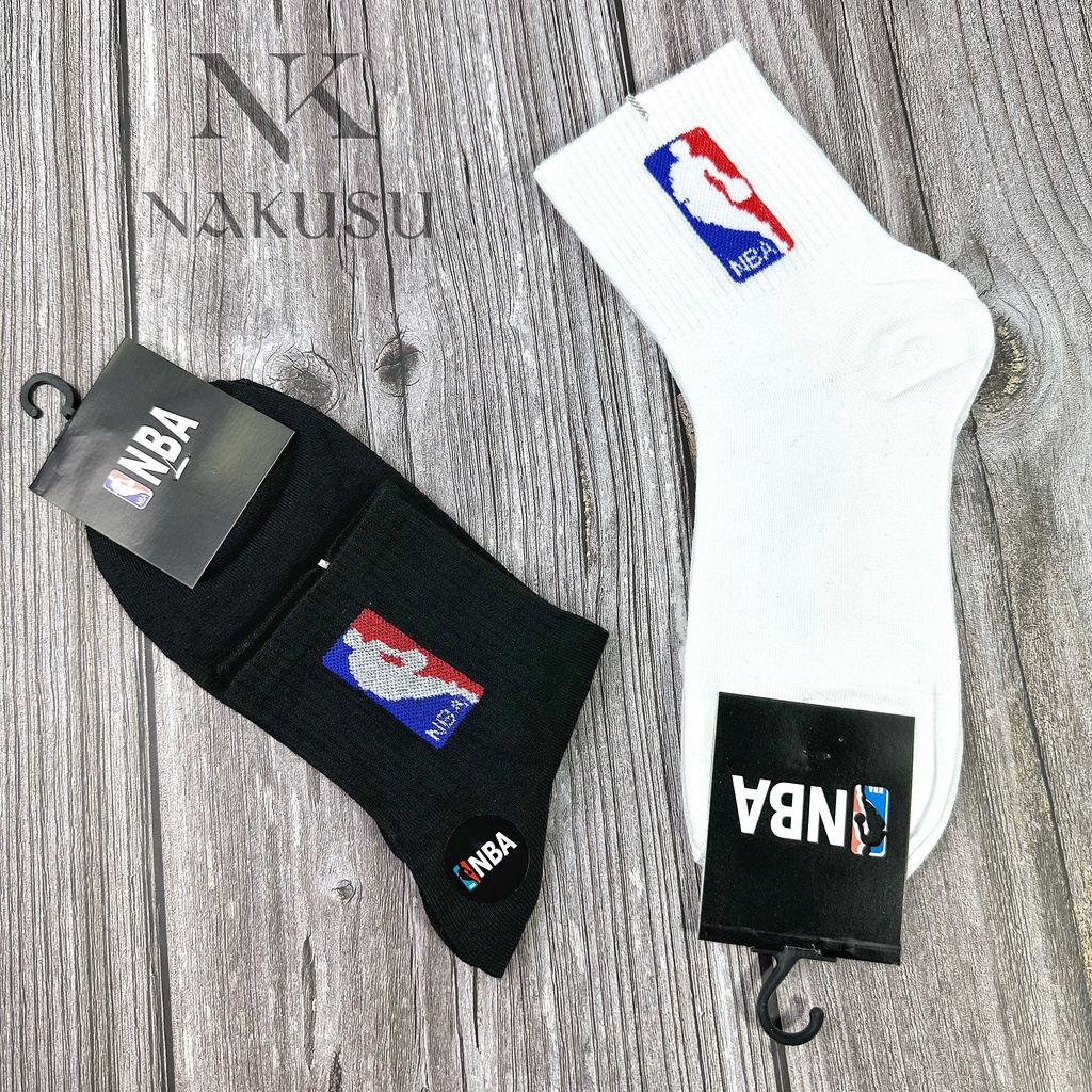 Nakusu Sports Basketball NBA Socks Embroidery Mid Cut Iconic Socks ...
