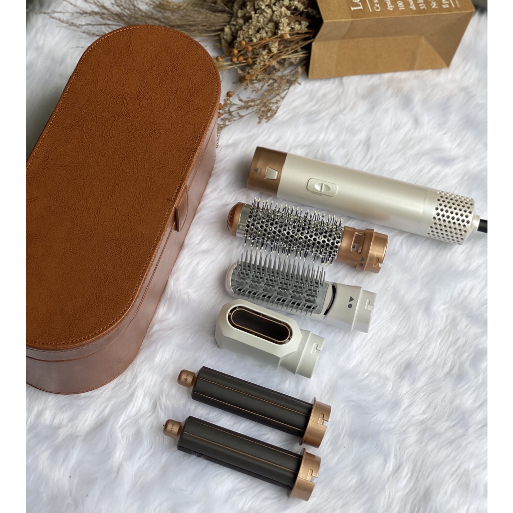 Ultimate Hair Styling Kit 5-in-1 Styler Curler Hair Straightener Blower ...