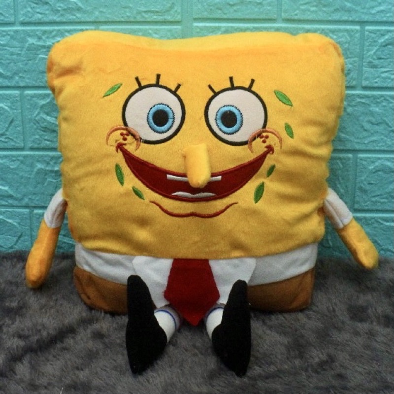 Cute Spongebob Squarepants Doll Height 45cm Width 50cm Labeled SNI ...