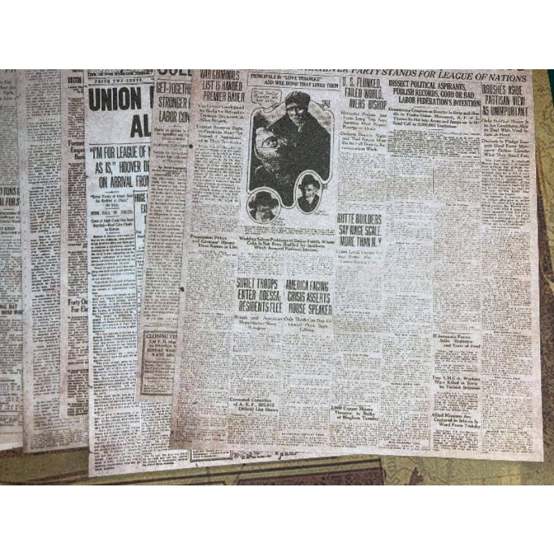 A5 Size Vintage Newspaper prints | Shopee Philippines