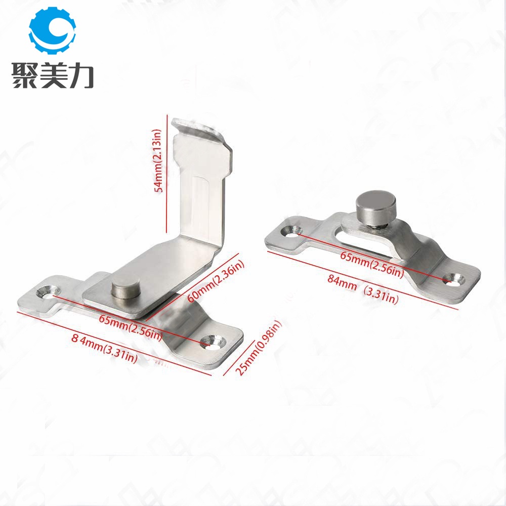 Extra Large Stainless Steel 90 Degree Door Buckle Right Angle Lock ...
