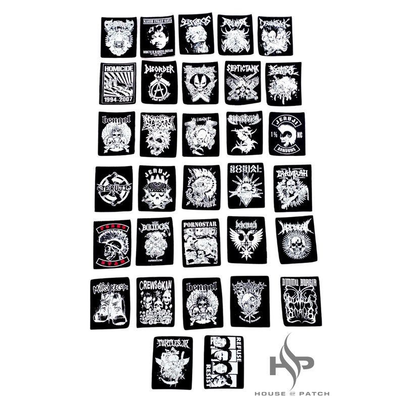 EMBLEM, PUNK BAND EMBLEM, BOX EMBLEM, PUNK EMBLEM | Shopee Philippines