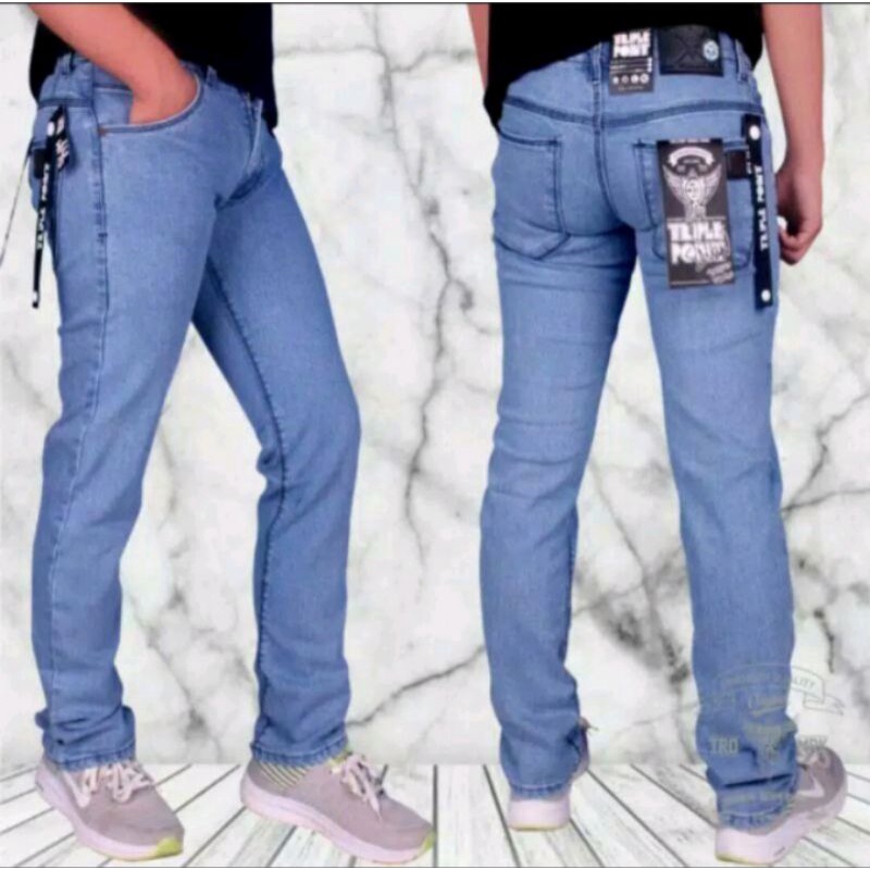 Triple POINT JEANS SELIMFIT | Shopee Philippines