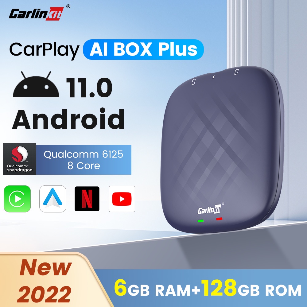 Carlinkit Ai Box Plus Qualcomm 6125 6+128GB Android 11 4G LET Tv Box ...