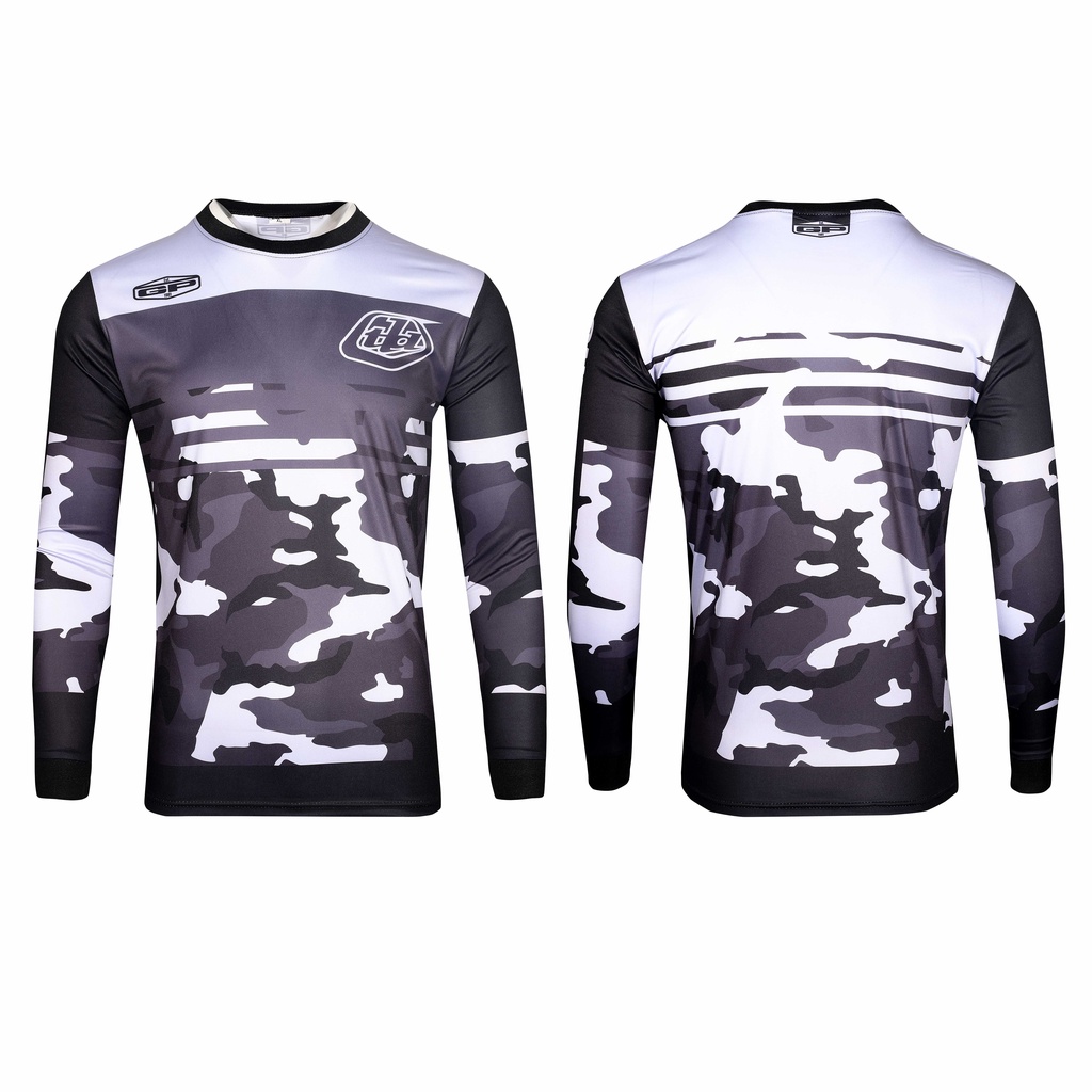 Motocross Riding Jersey Long Sleeve Dri Fit Motorcycle Shirt Motorrad ...
