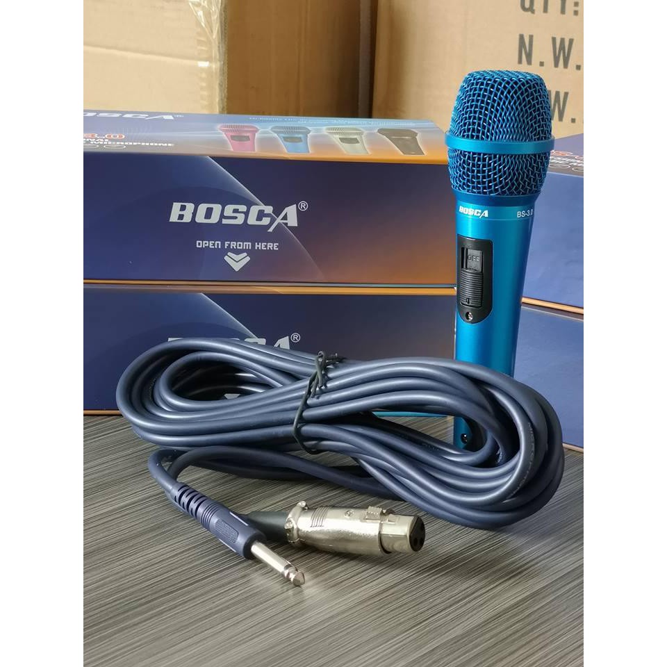 Bosca BS-3.0 Professional Dynamic Microphone | Shopee Philippines