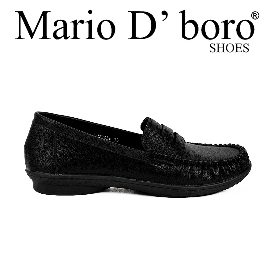 Mario D' Boro Women's Flats Lv 23054 Black C15 C74 | Shopee Philippines