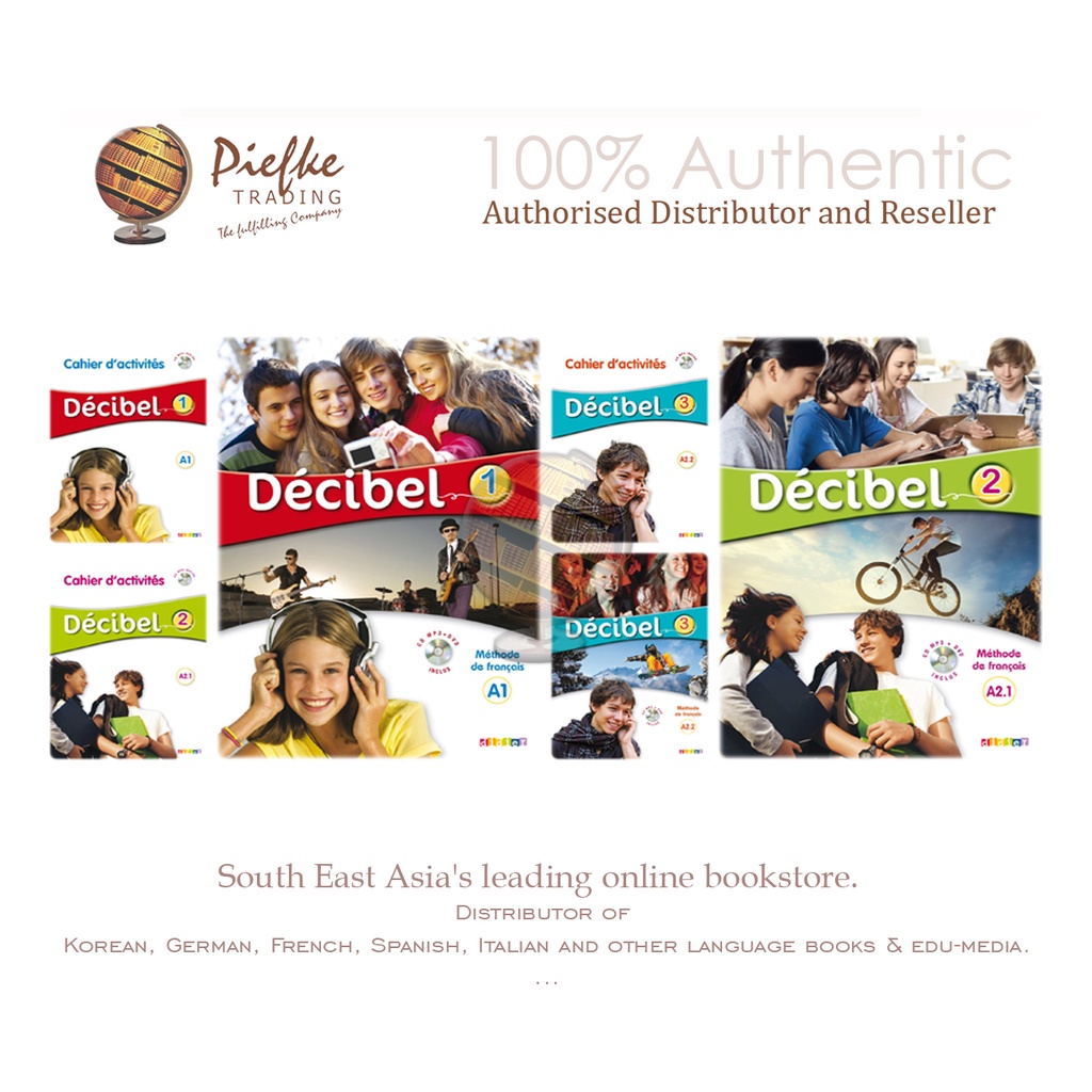 Décibel 1, 2, 3 : student book, workbook, Audio-Audio:9782278081073: ...