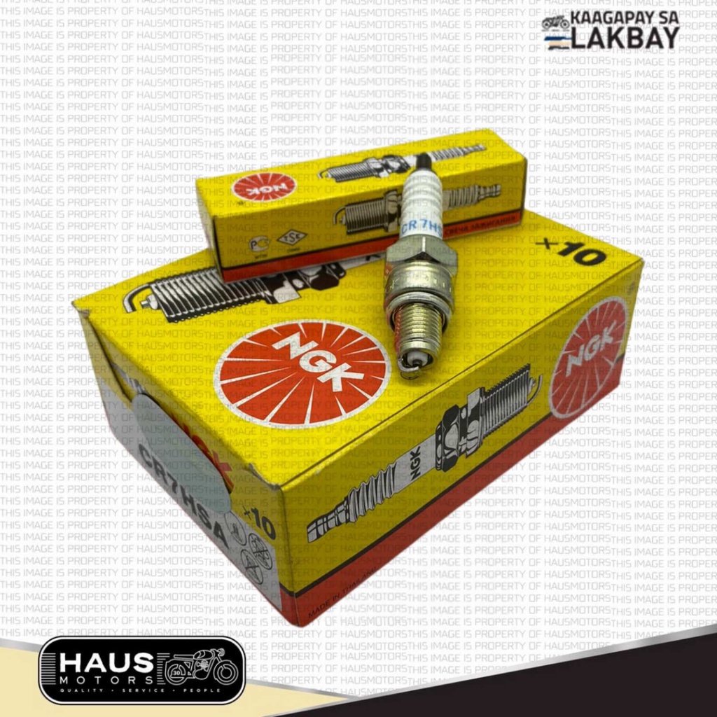 CR7HSA NGK SPARK PLUG STANDARD WAVE100R/LIKE125/SHOGUN R125/SMASH ...