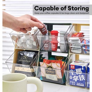LOCAUPIN 2 Tier Tea Bag Container Condiment Storage Coffee Sachet ...