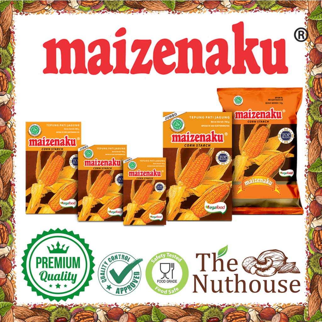 Maizenaku Corn Strach Corn Flour/ Cornstarch 100g 300g/ 1kg/ [Halal ...