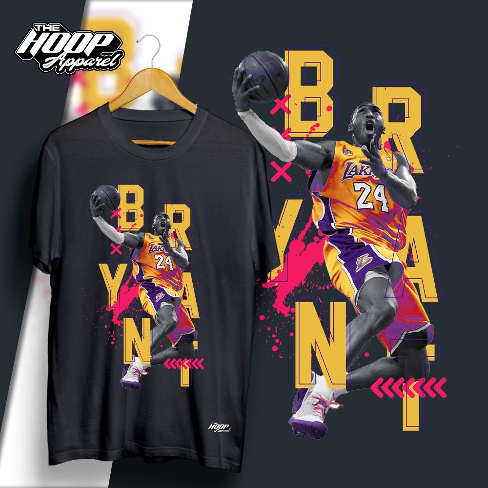 THE HOOP APPAREL KOBE BRYANT SOLO GRAPHIC COTTON TSHIRT FOR MEN AND ...