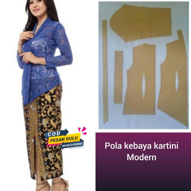 Pattern kartini kebaya, modern kebaya, instant pattern | Shopee Philippines