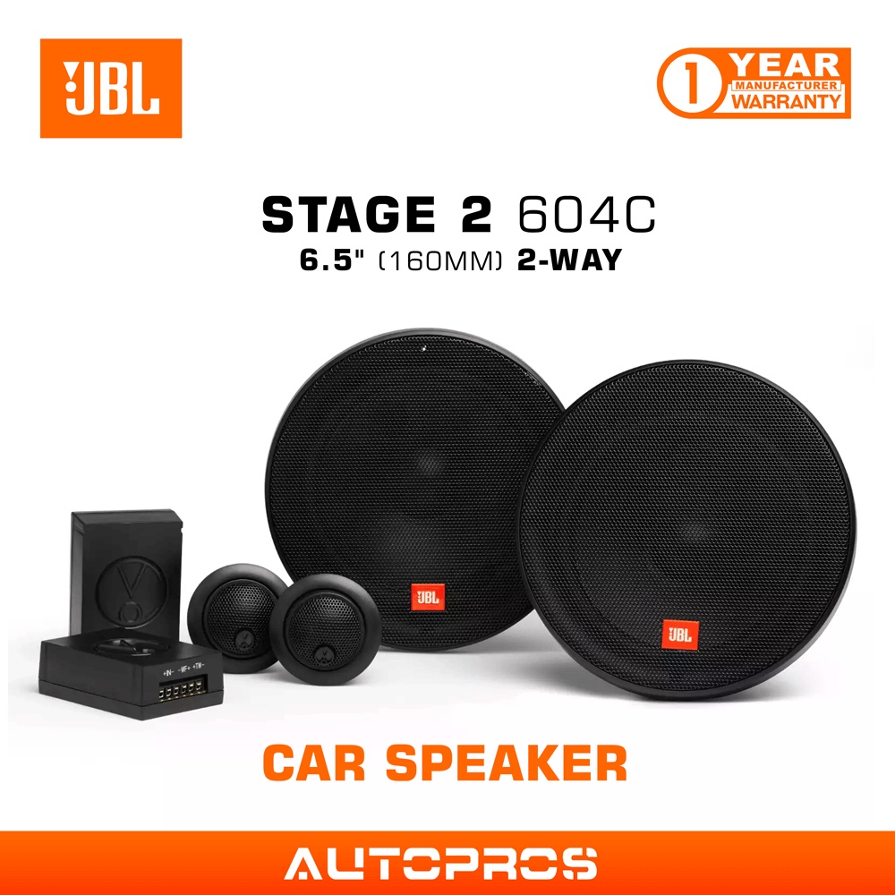 JBL Stage 2 604C Component Speaker System 6.5" 2-Way 45W RMS 4Ω | Shopee Philippines