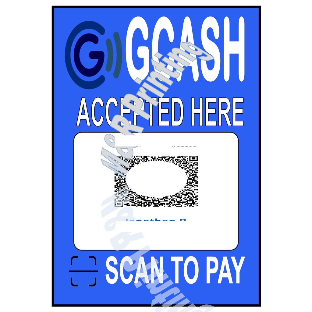 QR CODE SCAN TO PAY LAMINATED SIGNAGE A4 & A5 HALF SIZE | Shopee ...