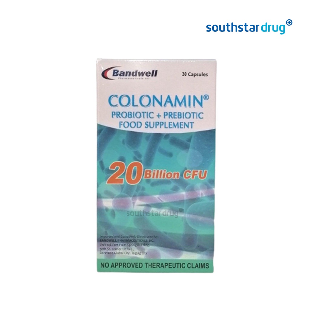 Colonamin Probiotic + Prebiotic Capsule - 10s | Shopee Philippines