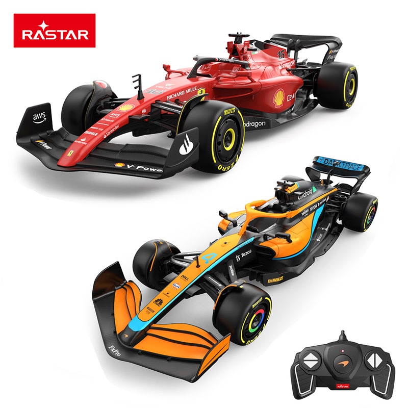 RASTAR 1/18 Ferrari McLaren Genuine Licensed F1 Racing Car Remote ...